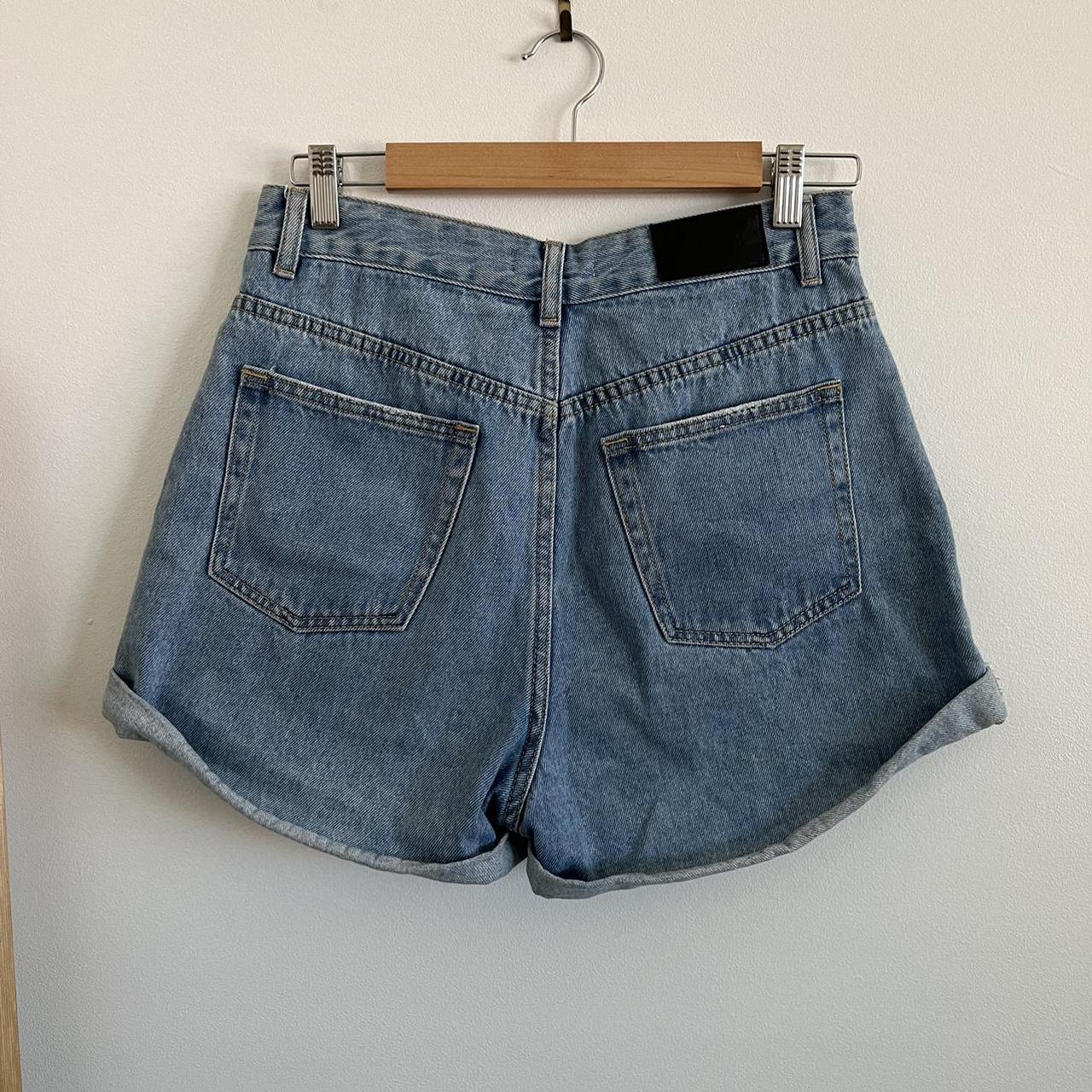 Glassons Denim High Waisted Shorts size AU 10 - Depop