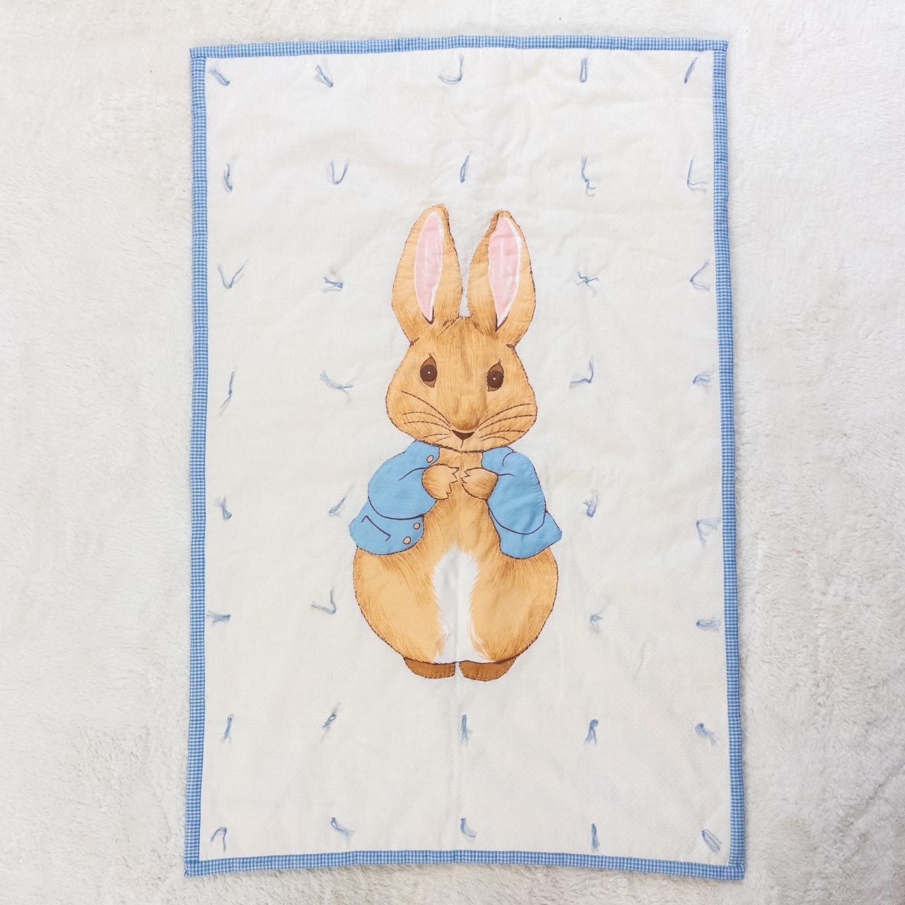Vintage Peter Rabbit baby blanket. About 22” X 33”.... | Depop