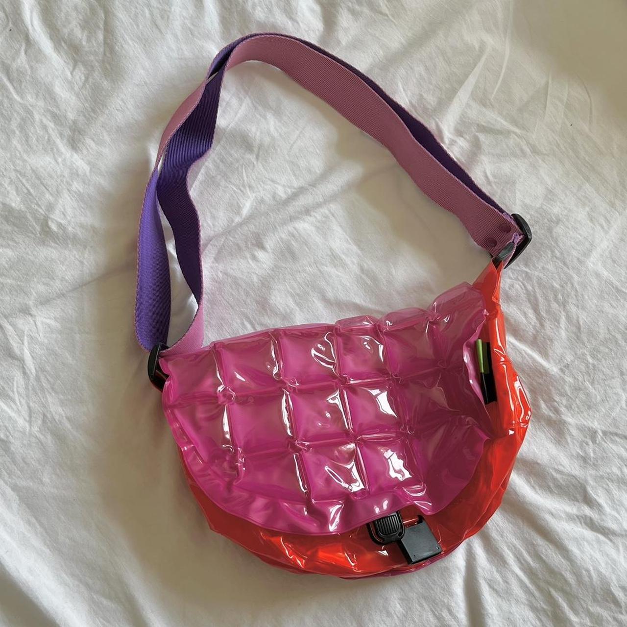 Vintage y2k InflatDecor inflatable bubble handbag... - Depop