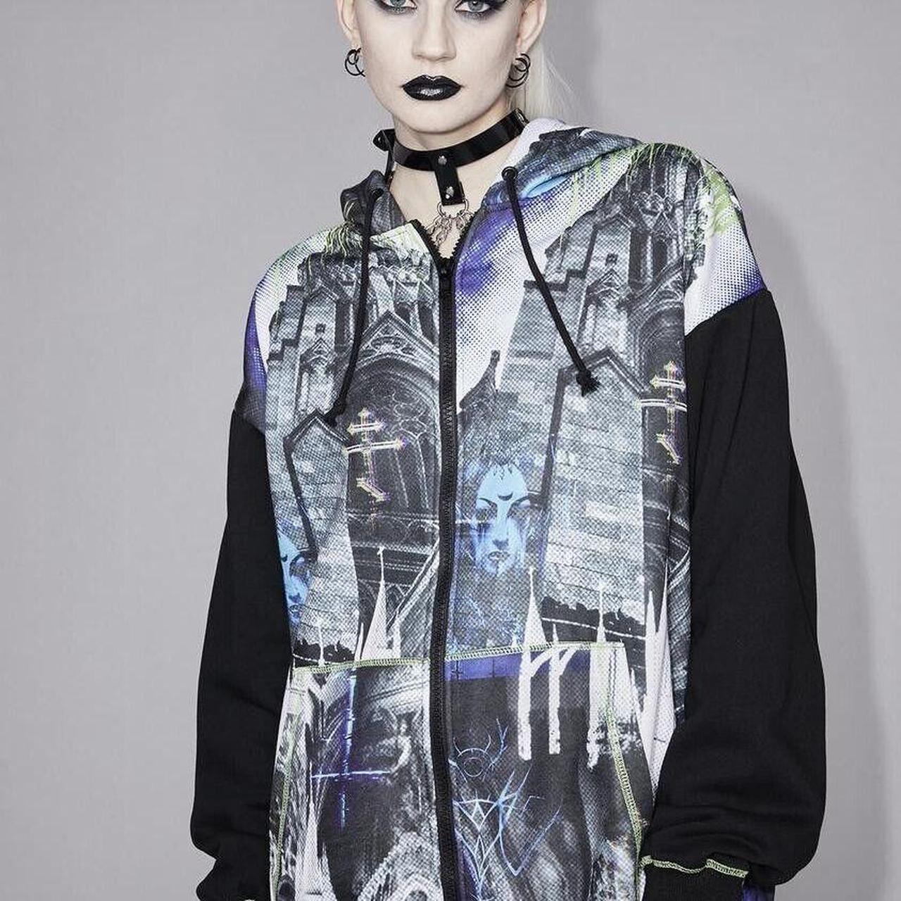 Dolls Kill, Widow `Casual Corruption` Gothic Print... - Depop