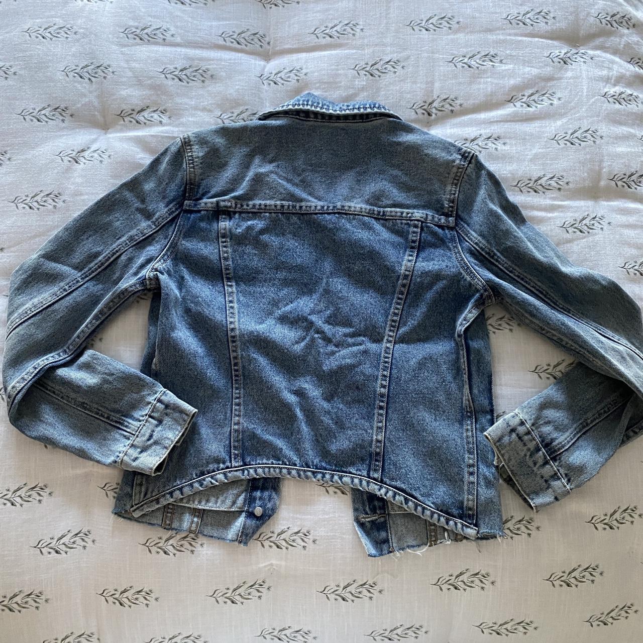 Blank NYC Women's Blue Jacket | Depop