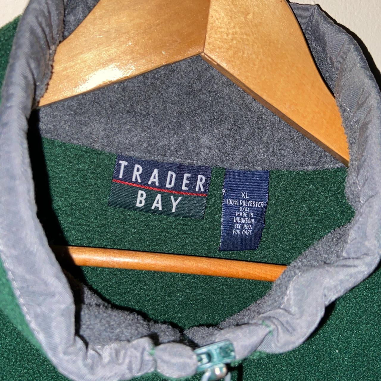 Vintage trader bay columbia style quarter zip... - Depop