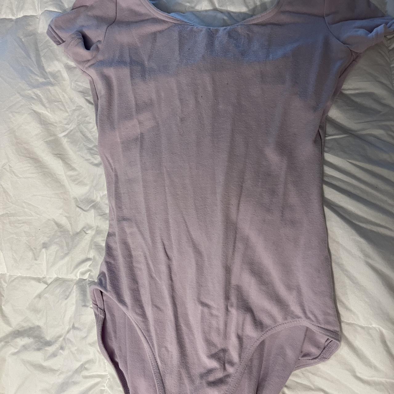 Capezio Short sleeve leotard Size S Lavender, Never... | Depop