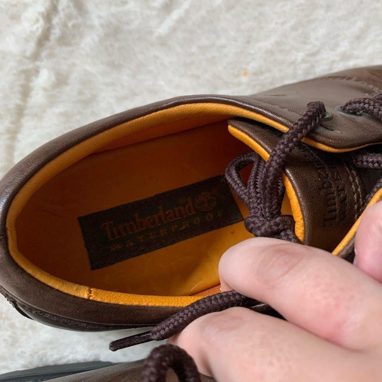 Timberland Brown Leather Oxford Men’s Shoes in... - Depop