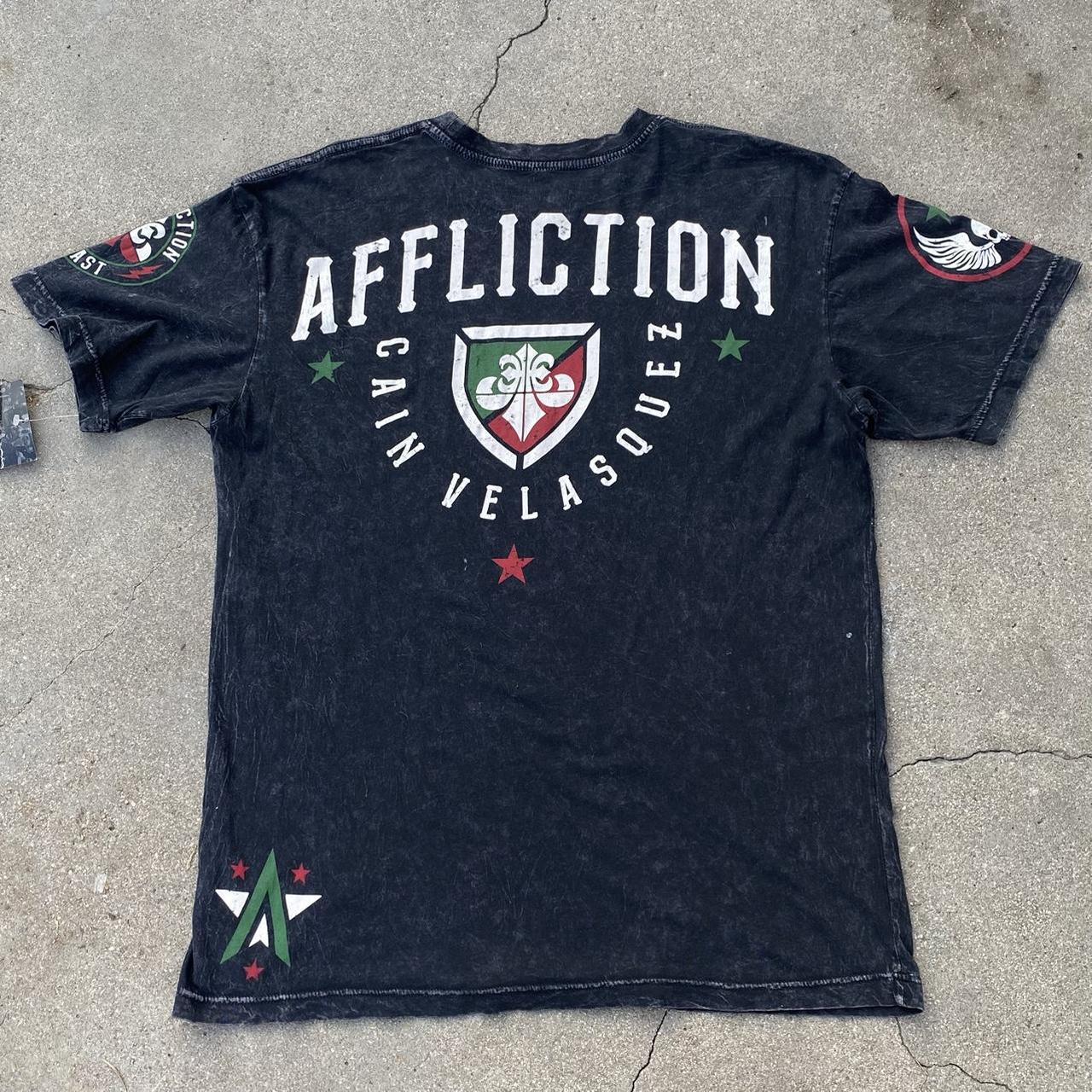Affliction Men's multi T-shirt | Depop