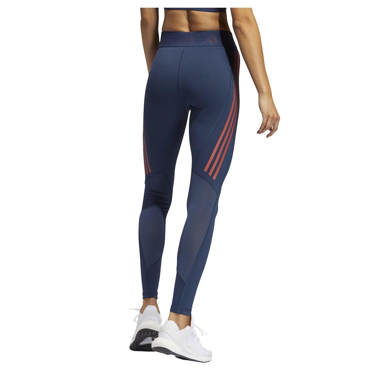 Adidas Techfit 3 Stripes Long Leggings In Crew Depop