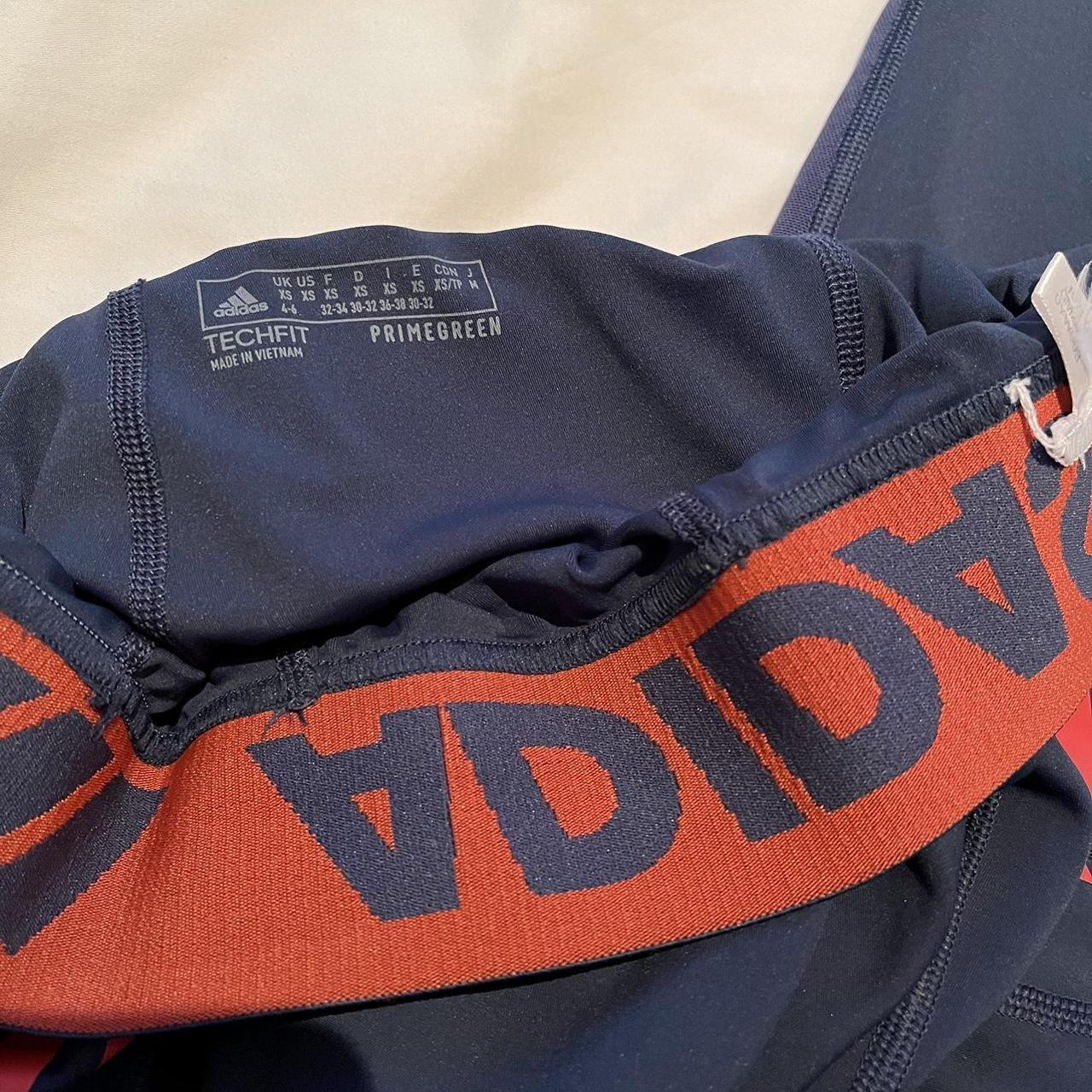 Adidas Techfit 3-Stripes Long Leggings in Crew... - Depop