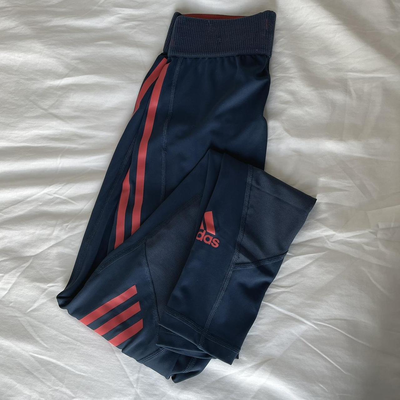Adidas Techfit 3-Stripes Long Leggings in Crew... - Depop
