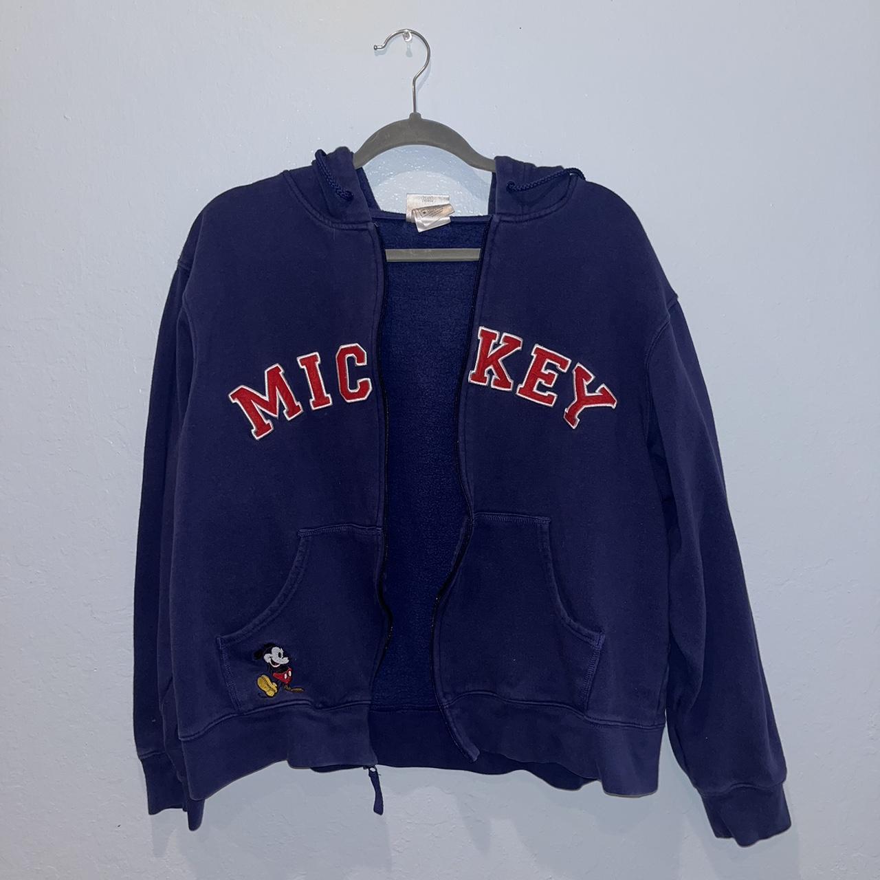 Disney Mickey Zip Up Disney store exclusive No signs... - Depop