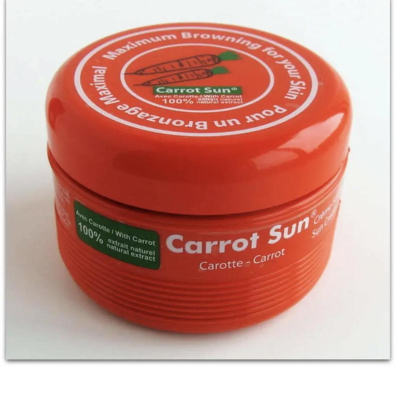 carrot sun tanning accelerator cream 350 ML with... - Depop