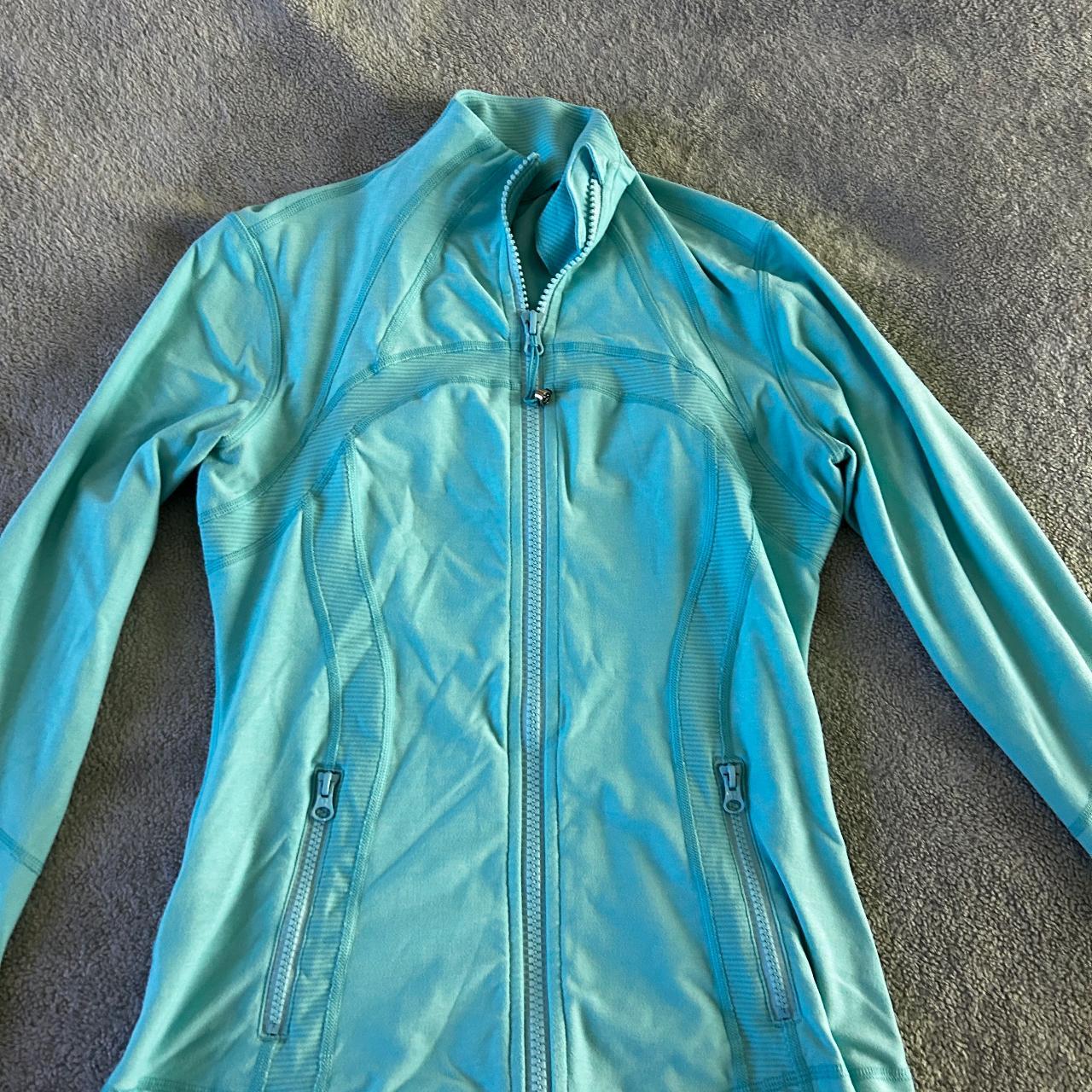 Teal Lululemon Define Jacket Size 6 Such a pretty... - Depop