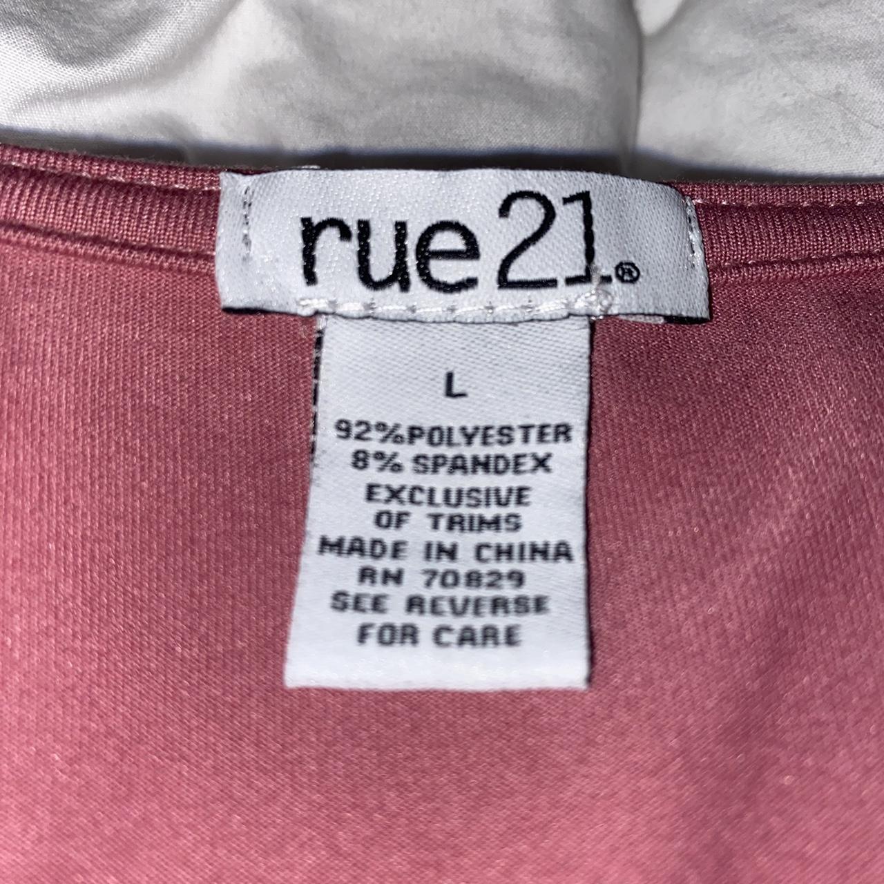 rue 21 Long Sleeve Shirt Such a pretty color, tight... - Depop