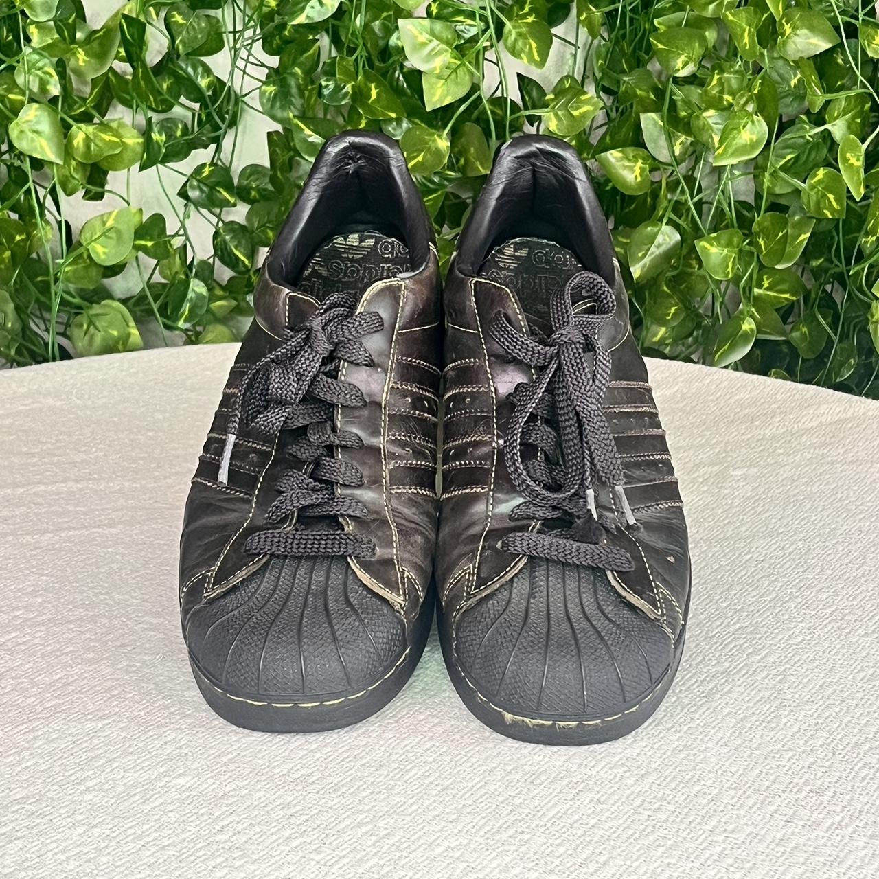 Vintage 2002 rare brown Adidas Superstar FTR ... - Depop