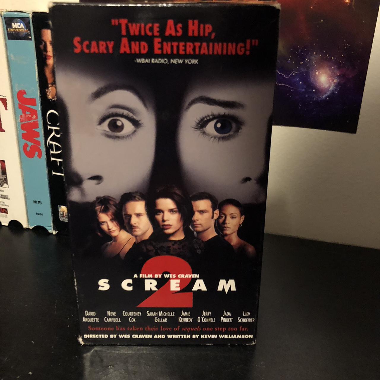 Scream 2 on VHS. This is a formal rental copy with... - Depop