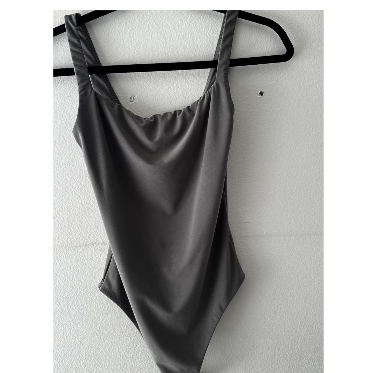 Glassons Grey Bodysuit - only worn a few times -... - Depop