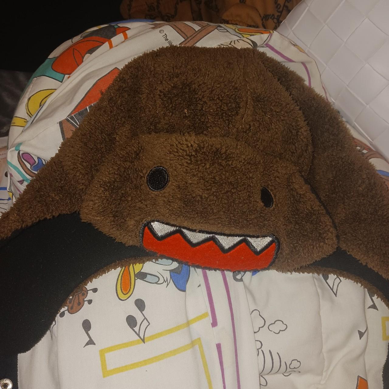 ♡More photos of domo hat♡ ☆The mouth has some... - Depop