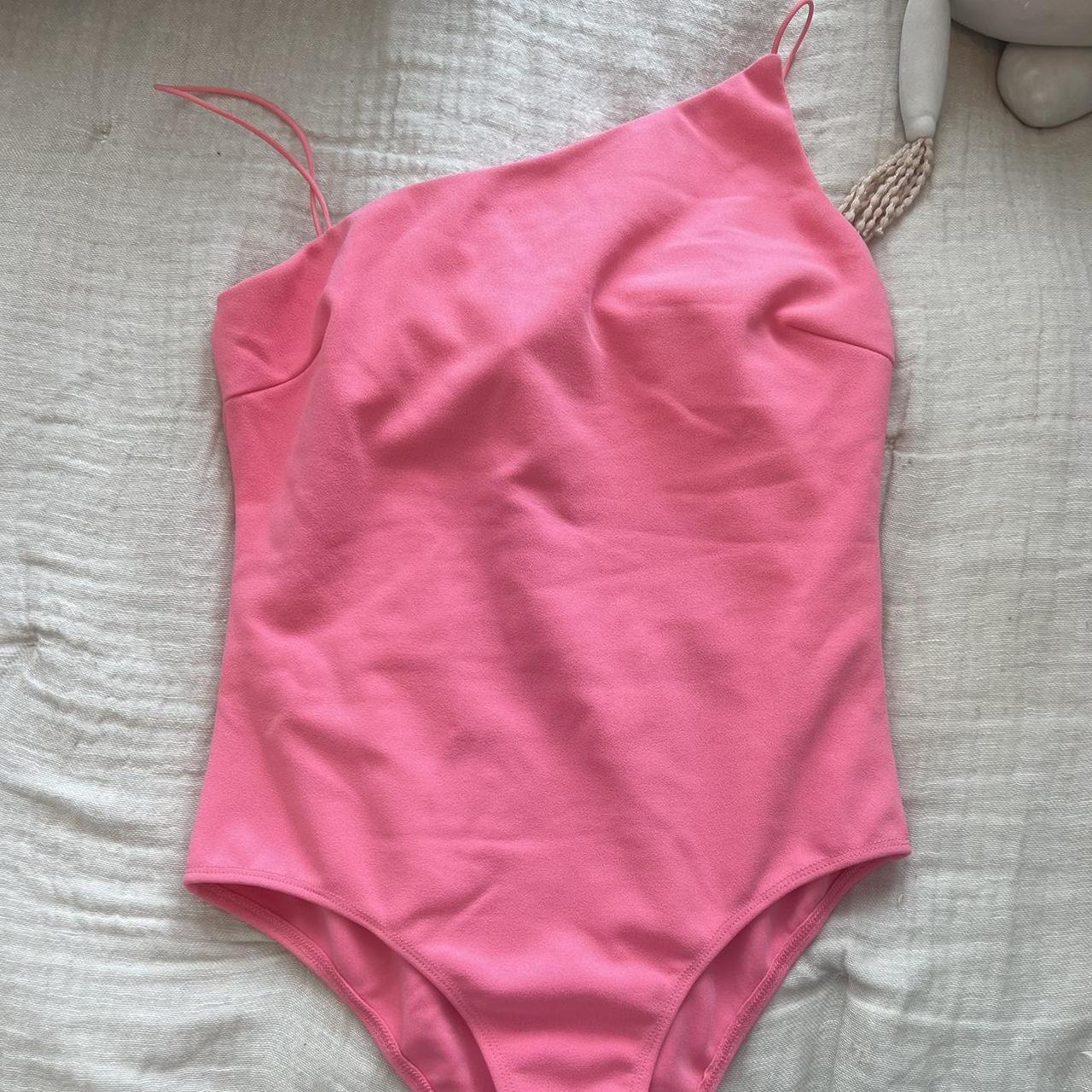 Princess Polly Hot Pink Bodysuit Snap Closure Size Depop