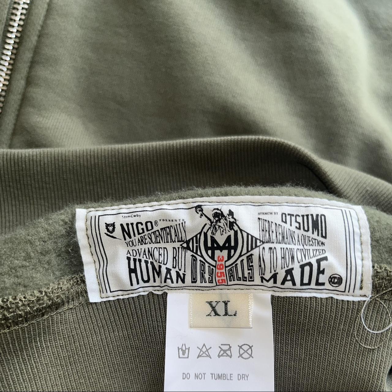Human Made x Lil Uzi Vert Zip Up in Olive Green.... - Depop