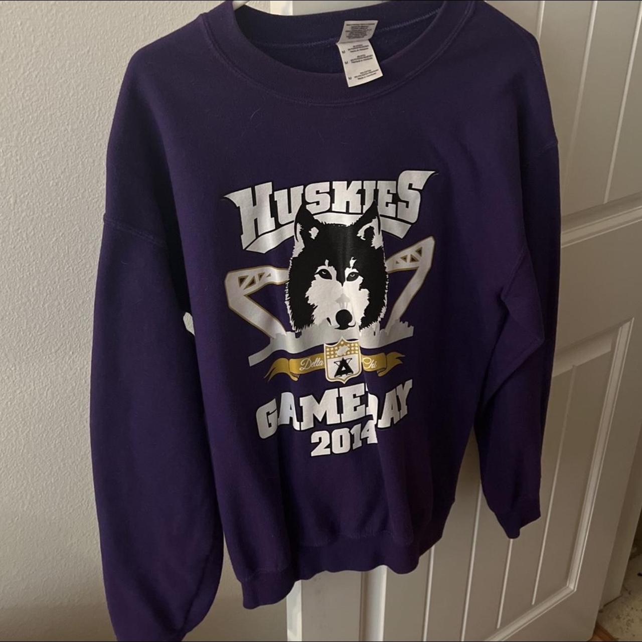 Vintage Washington State Huskies Delta Chi Crewneck!... - Depop