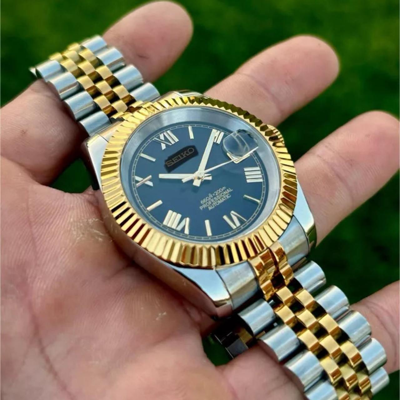 39mm Seiko Mod Date Just Buy This Product from Our... - Depop