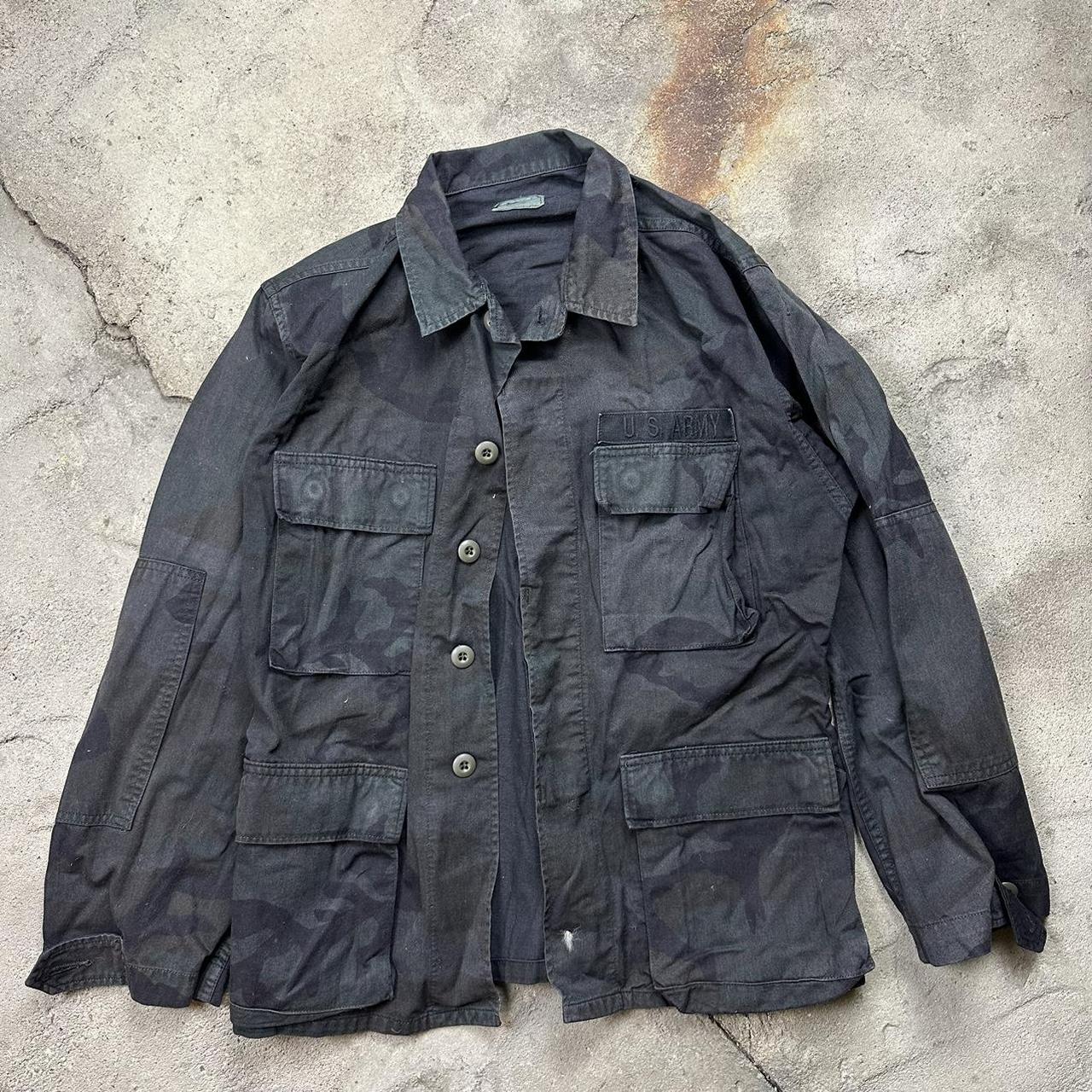 US army military camo shirt 69 cm length 53 cm... | Depop