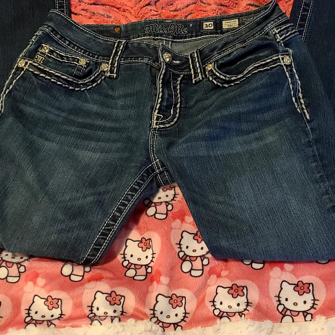 Y2k Miss Me vintage bootcut low rise jeans size size... | Depop