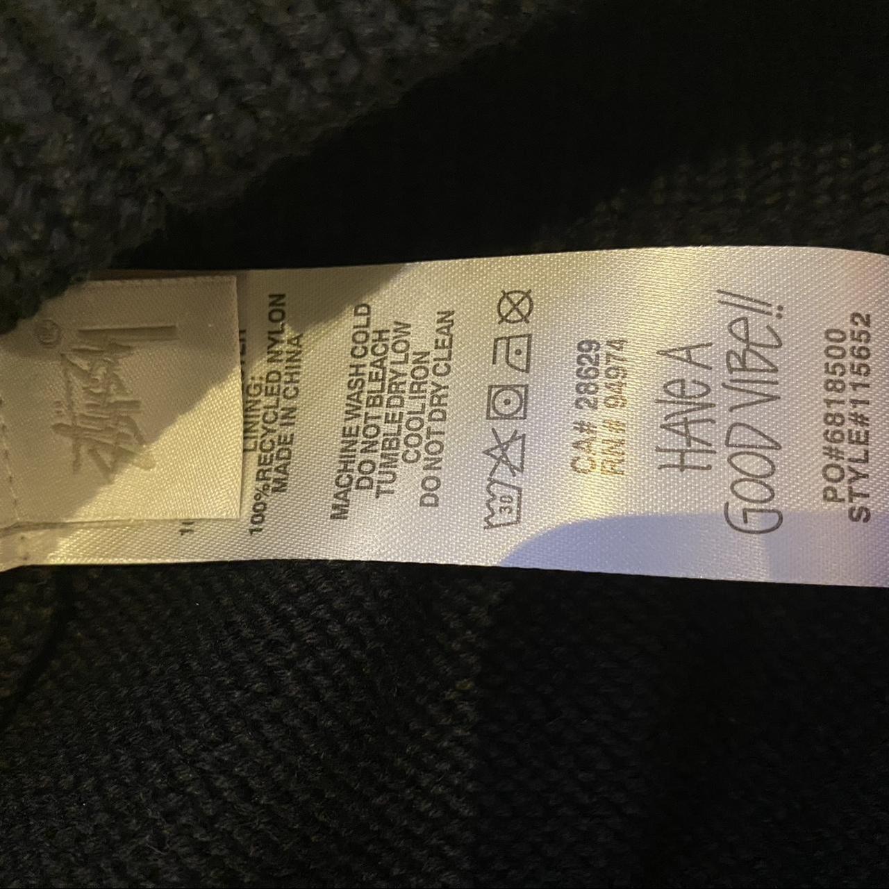 BLACK STUSSY KNIT SWEATER SIZE MEDIUM BRAND... - Depop