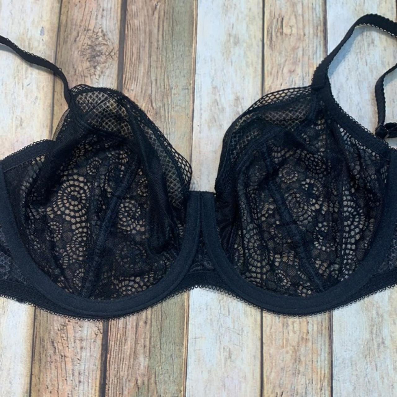 FREYA- Expression Underwire Plunge Bra in Black,... - Depop