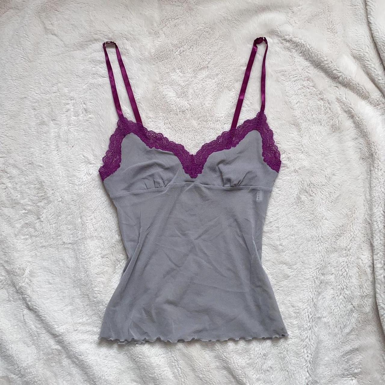 Vintage mesh intimissimi cami size... | Depop