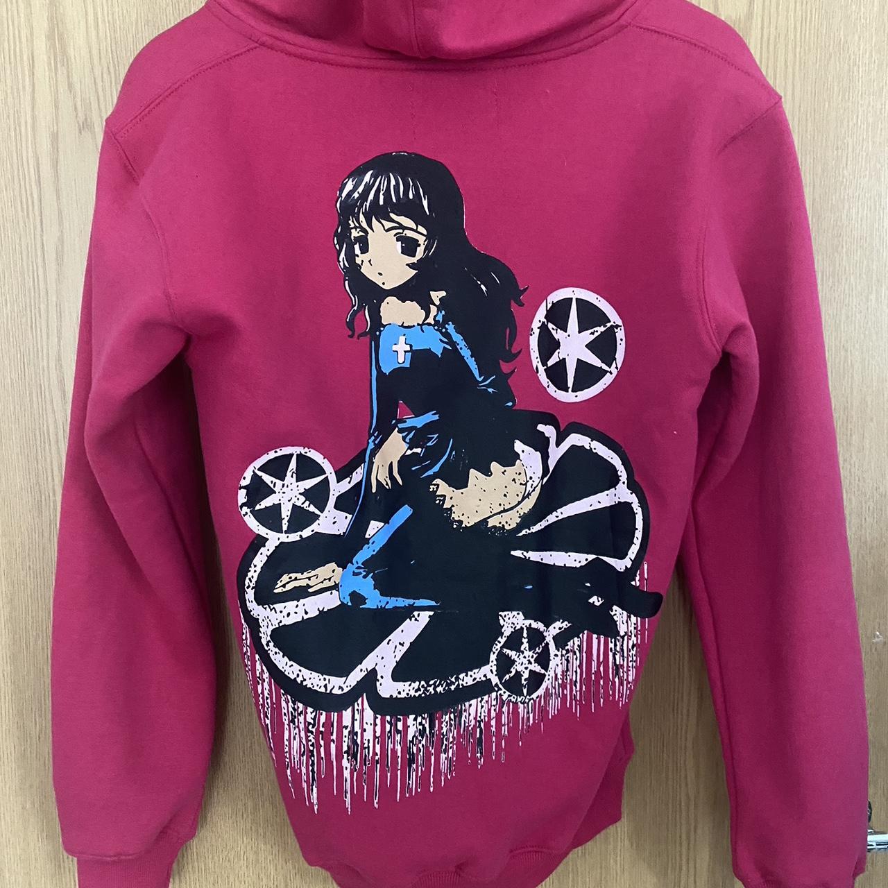 demons basement hoodie full zip never worn, perfect... - Depop