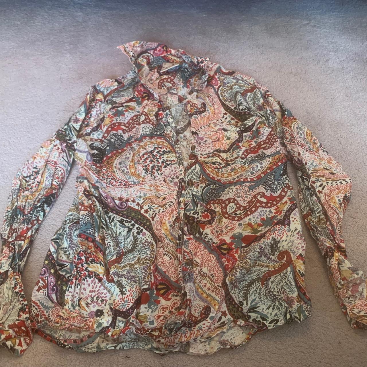 Vintage Long Sleeved Shirt. Size 12. Any gender... | Depop