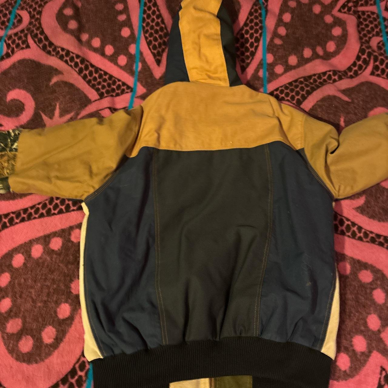 Carhartt rework jacket Left sleeve is loose on the... - Depop