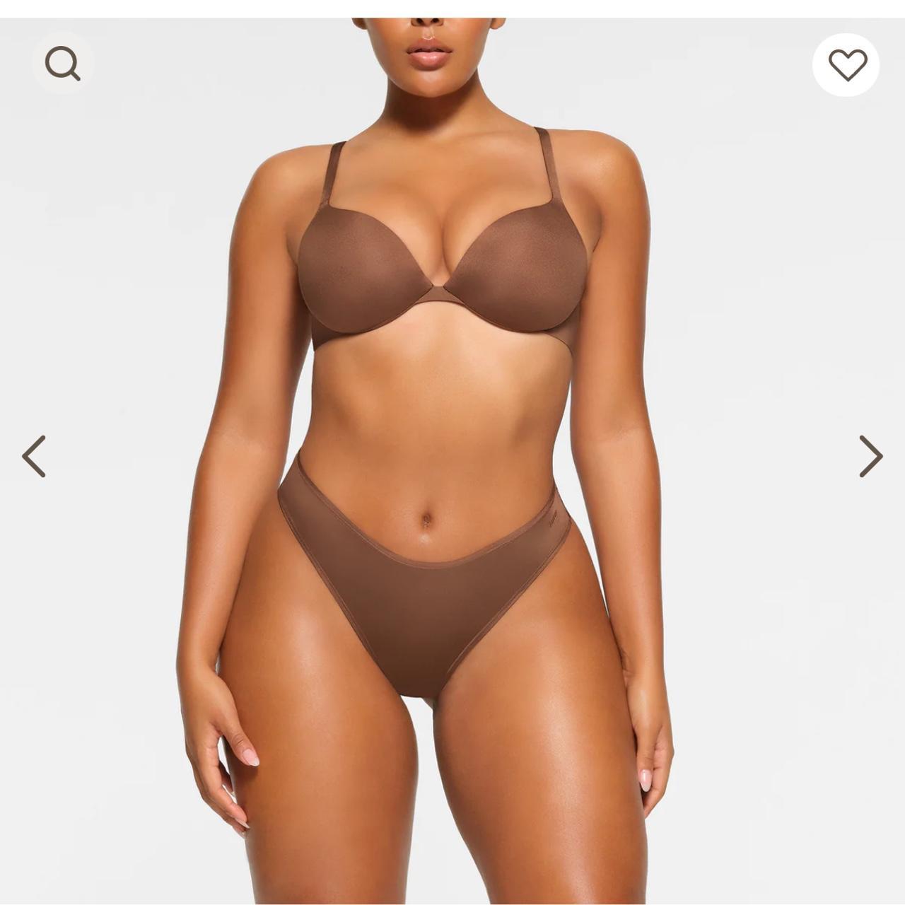 SKIMS ultimate bra Teardrop push-up bra in Jasper... - Depop