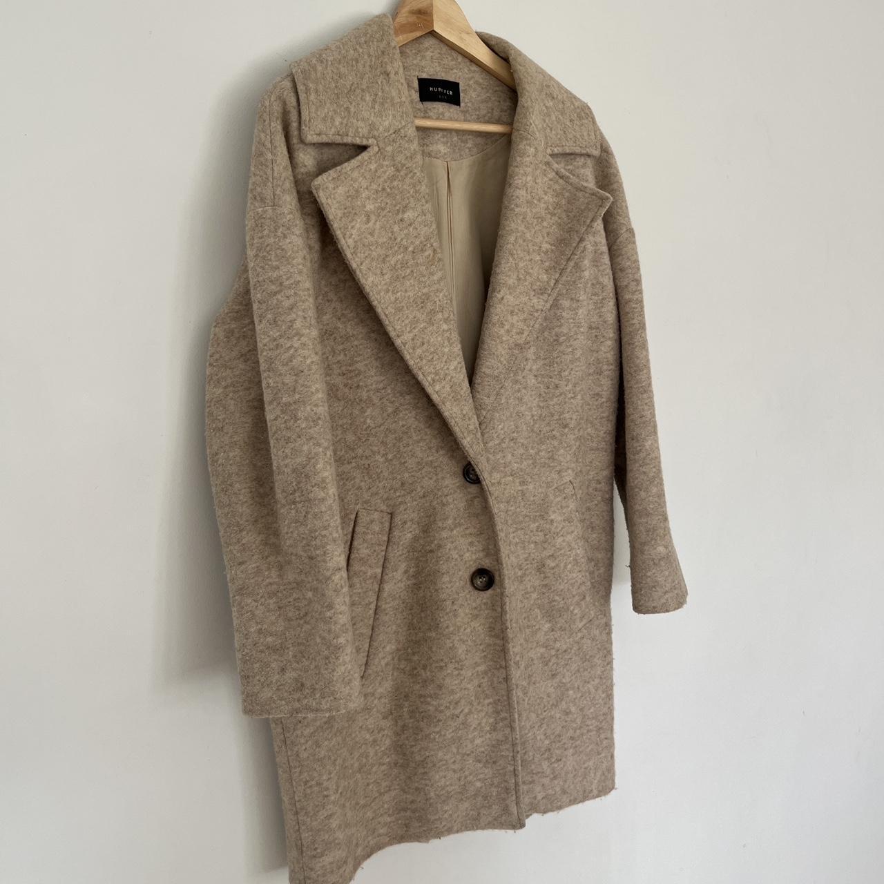 HUFFER COAT 2 small marks on collar as in... - Depop