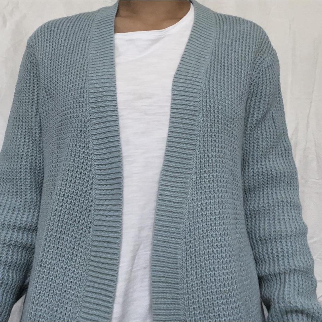 CORE life long knit blue cardigan size m - Depop