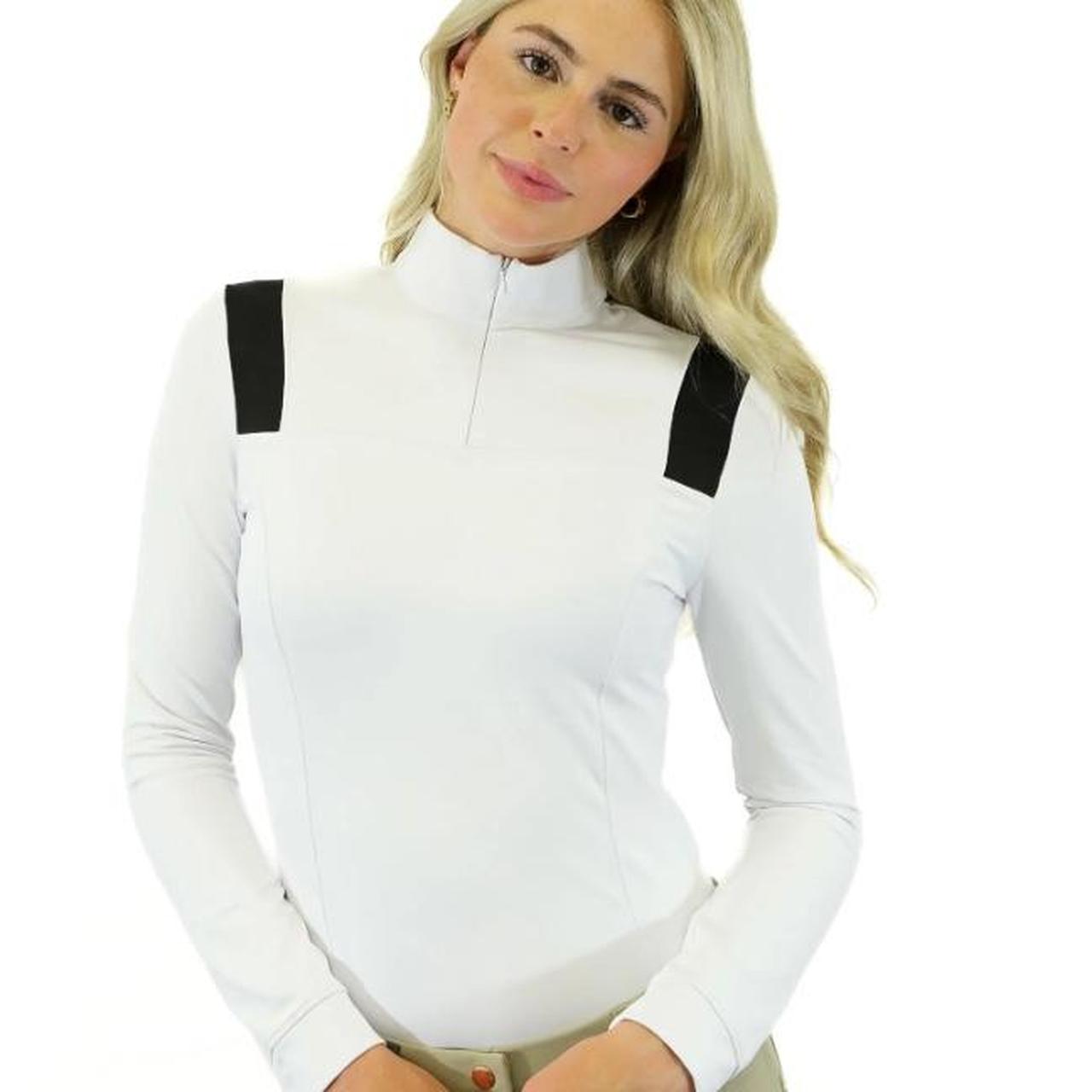 Equisite Nadine Vented Mesh Show Shirt- Just bought... | Depop