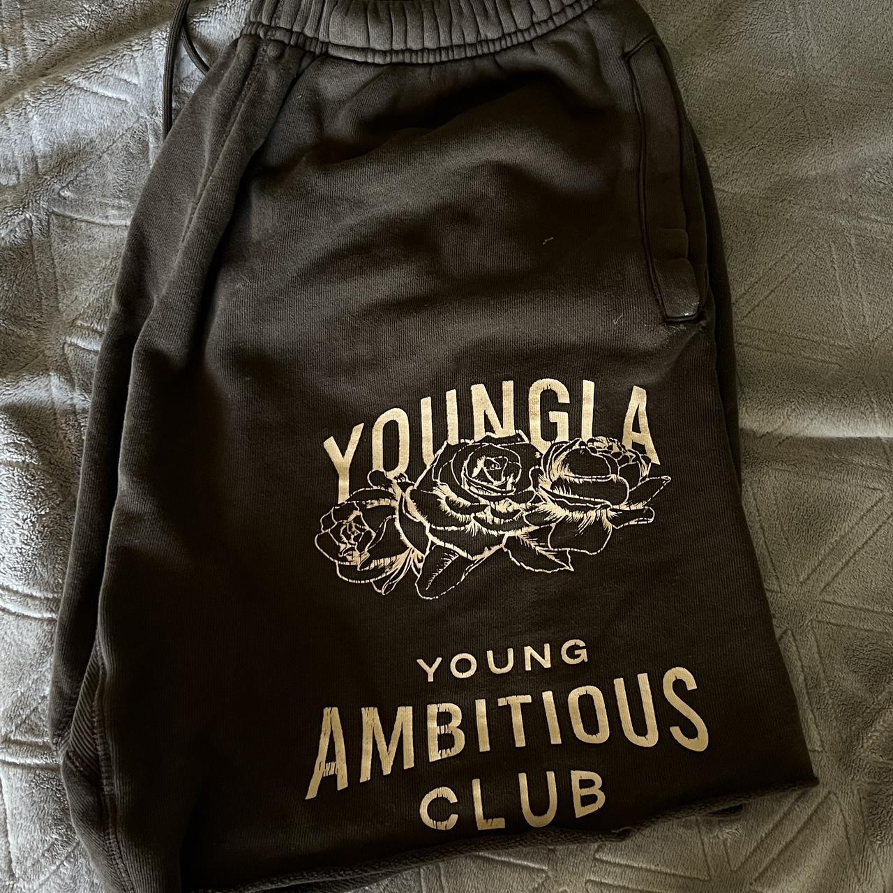 youngla immortal joggers but they’re cut in shorts ahah - Depop