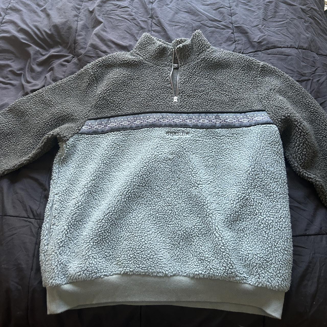 Ghanda fleece quarter zip Size L In good condition | Depop