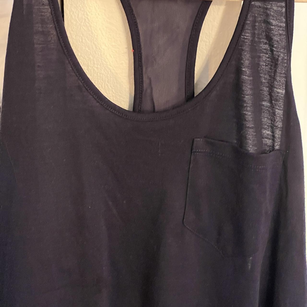 Alo navy workout tank. Tag ripped out but I think... - Depop