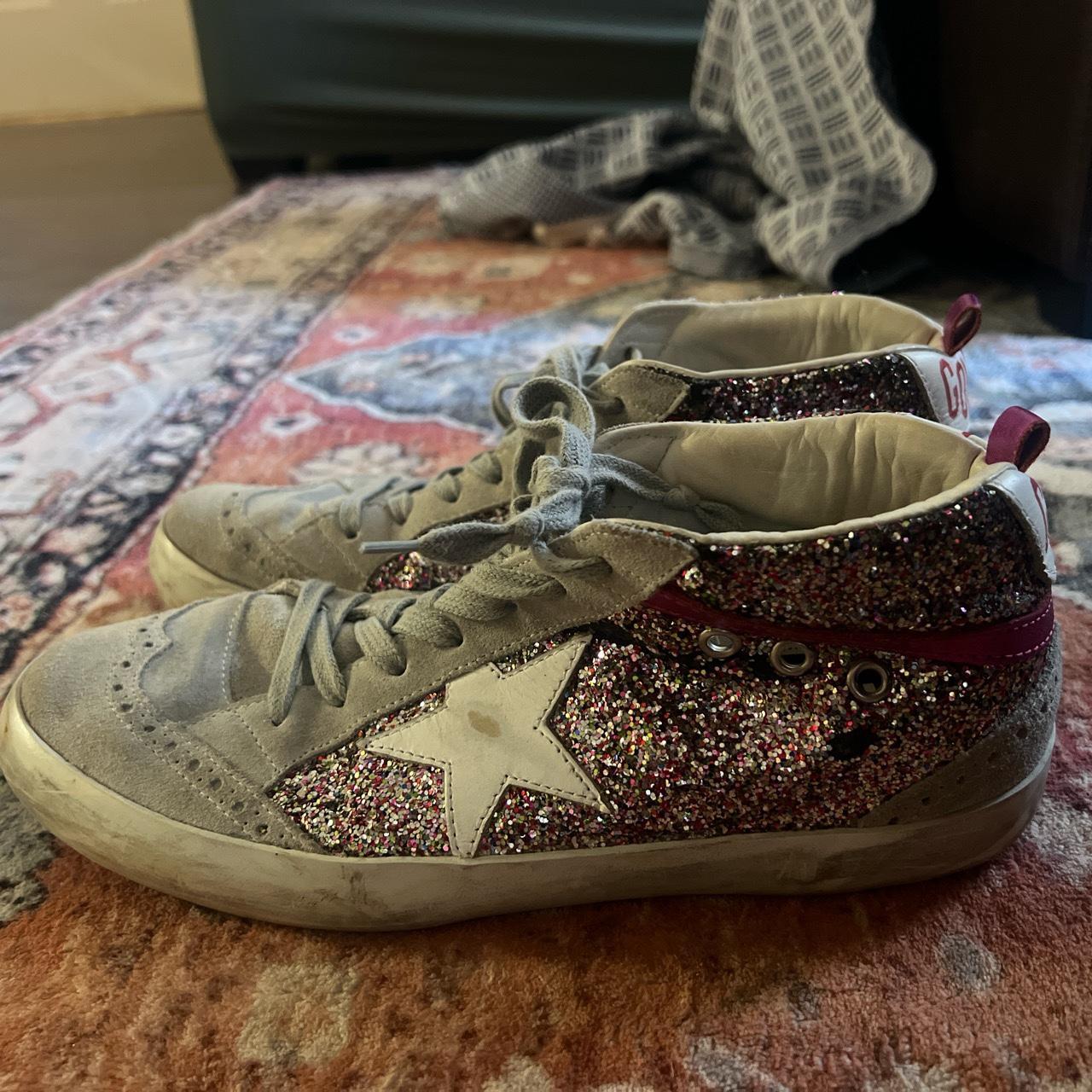 Used golden goose shoes, size 7.5/8! - Depop