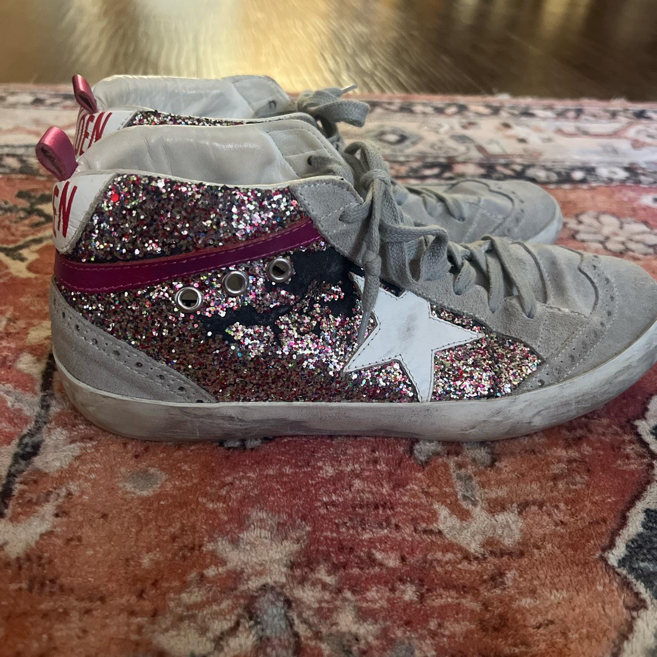 Used golden goose shoes, size 7.5/8! - Depop