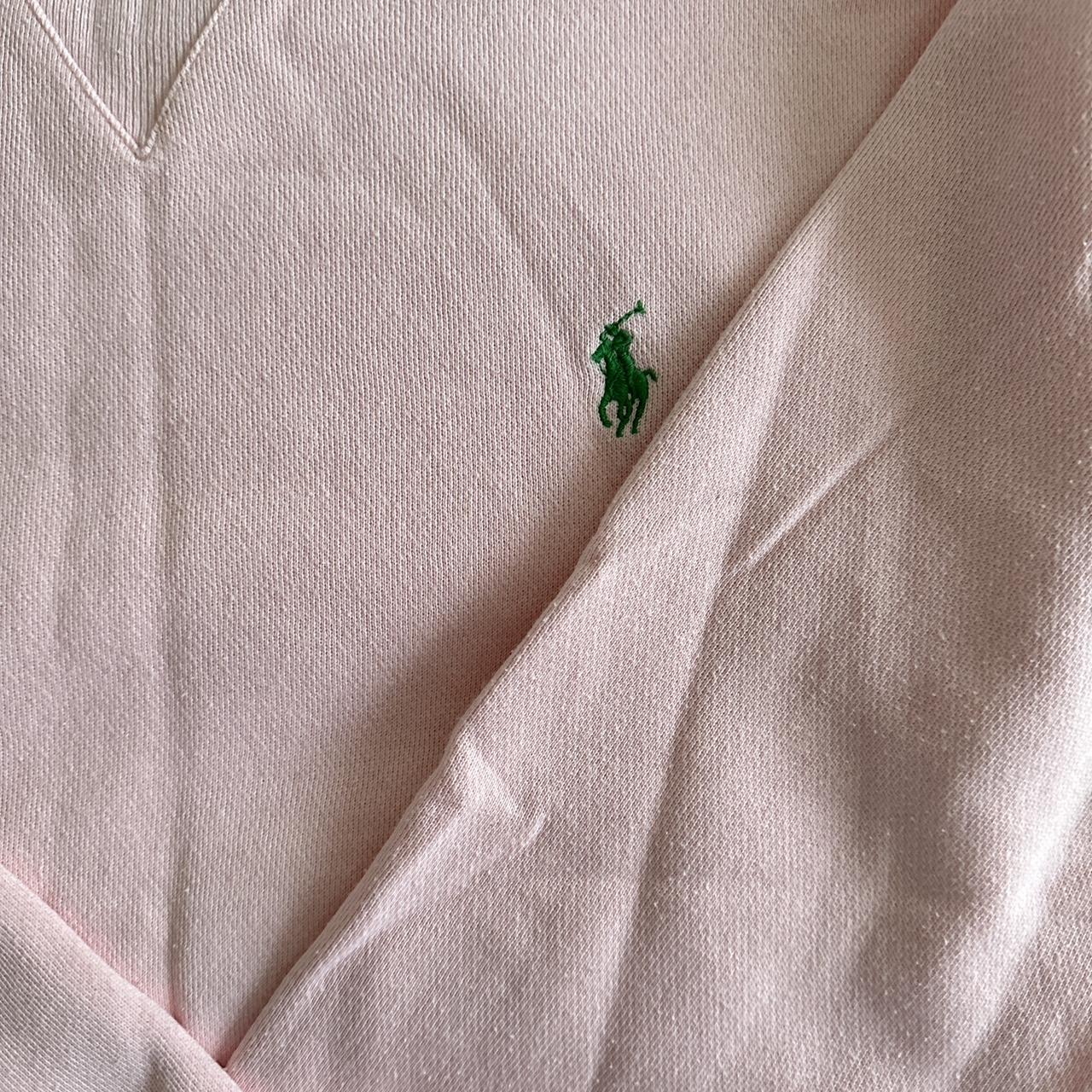 Baby pink Ralph Lauren crew... - Depop