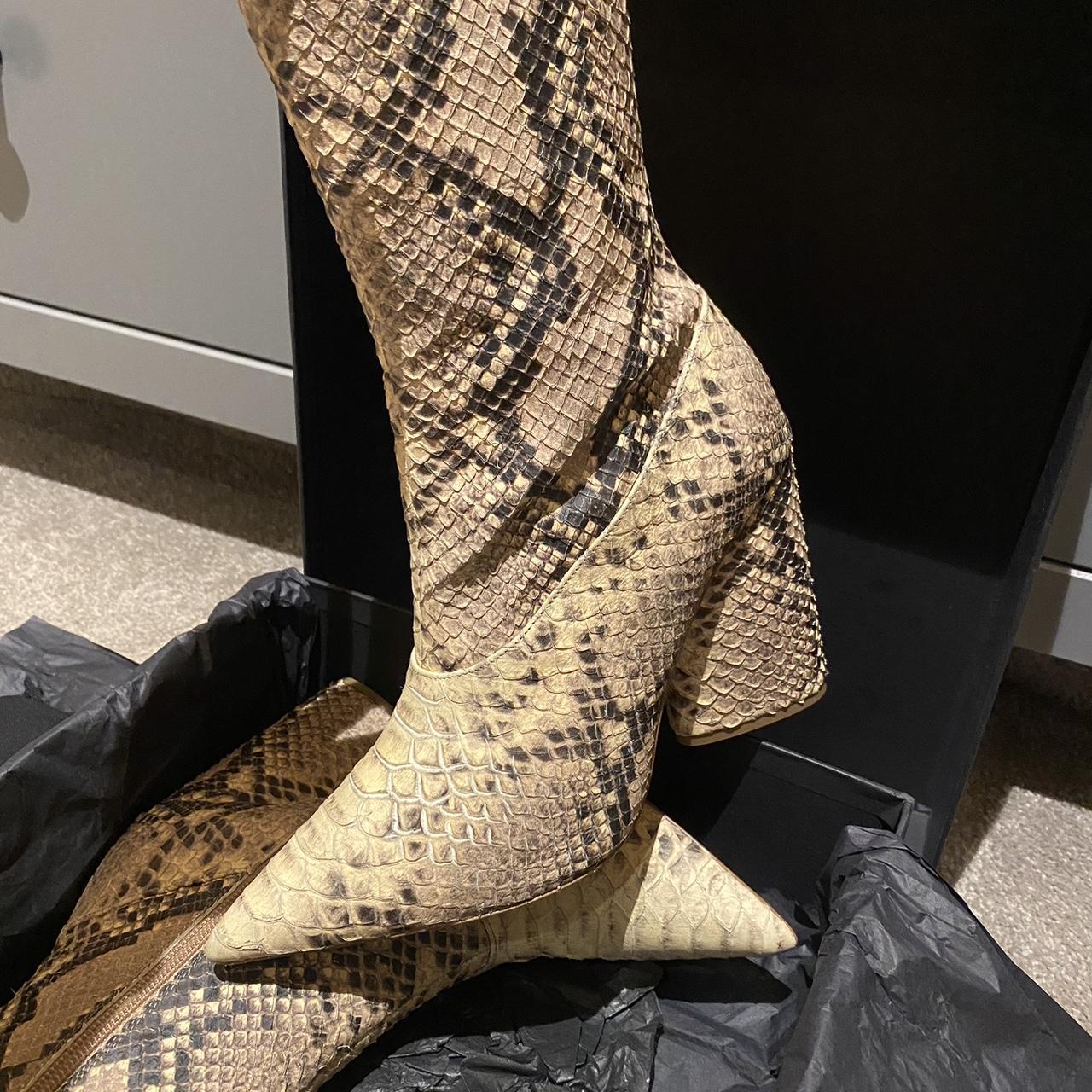 Yeezy Python Boots Brand new, never worn and in... - Depop