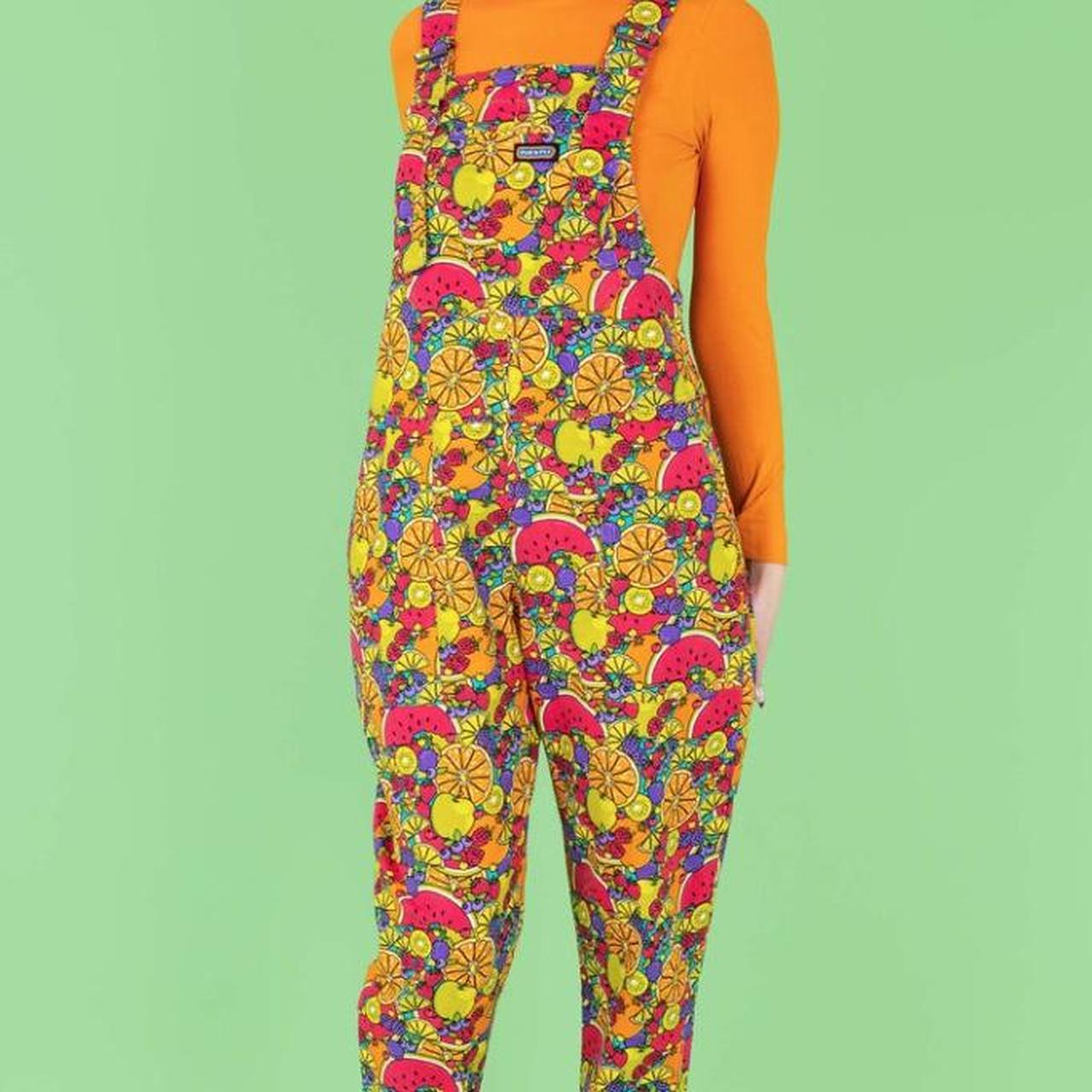 Tutti Frutti Stretch Twill Dungarees! Made with... - Depop