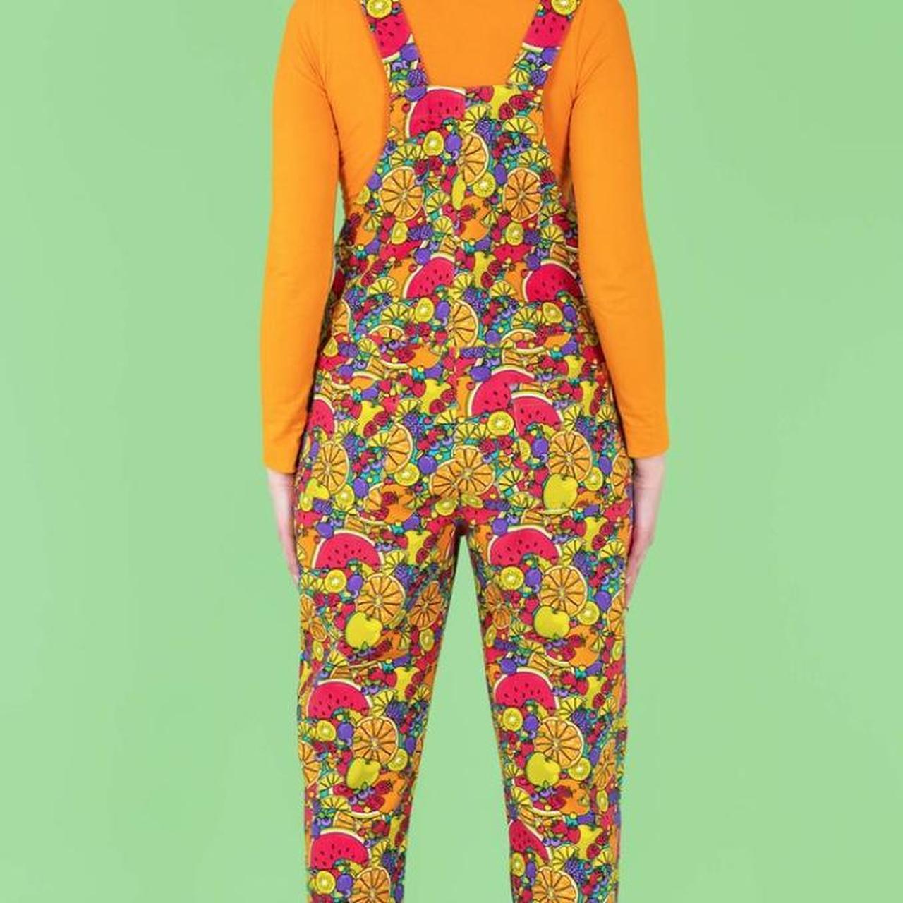 Tutti Frutti Stretch Twill Dungarees! Made with... - Depop