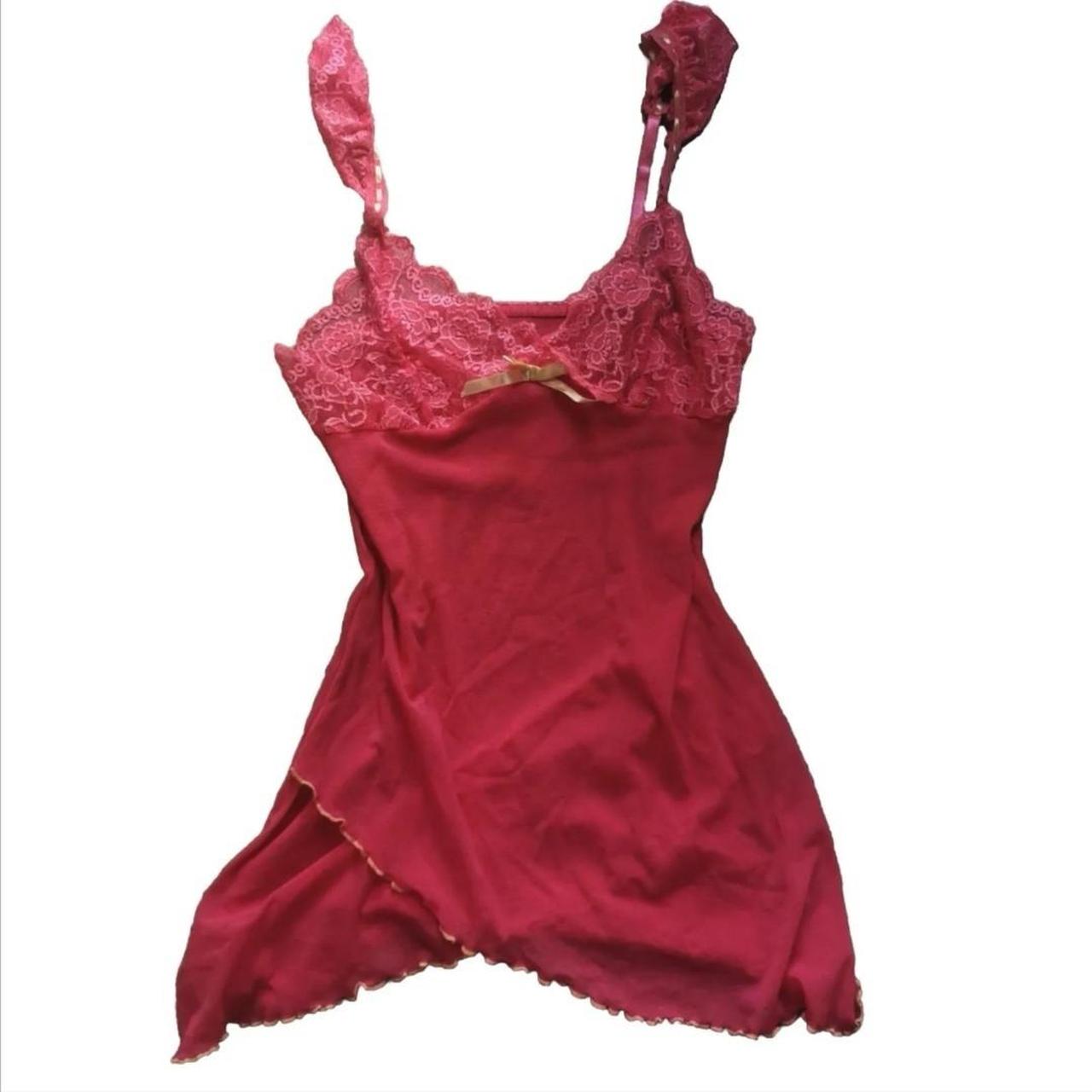 *REPOP* gorgeous pink sheer dress with stunning lace... - Depop