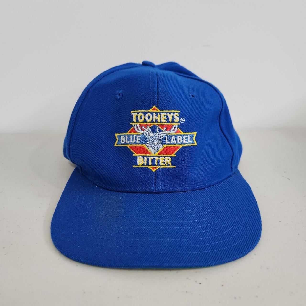 Vintage Tooheys Blue Label Bitter Snapback Blue Cap... - Depop
