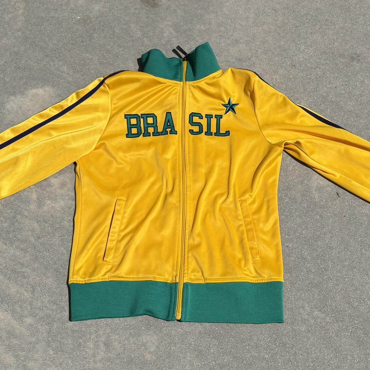 Brasil track suit jacket, not sure the size but fits... - Depop