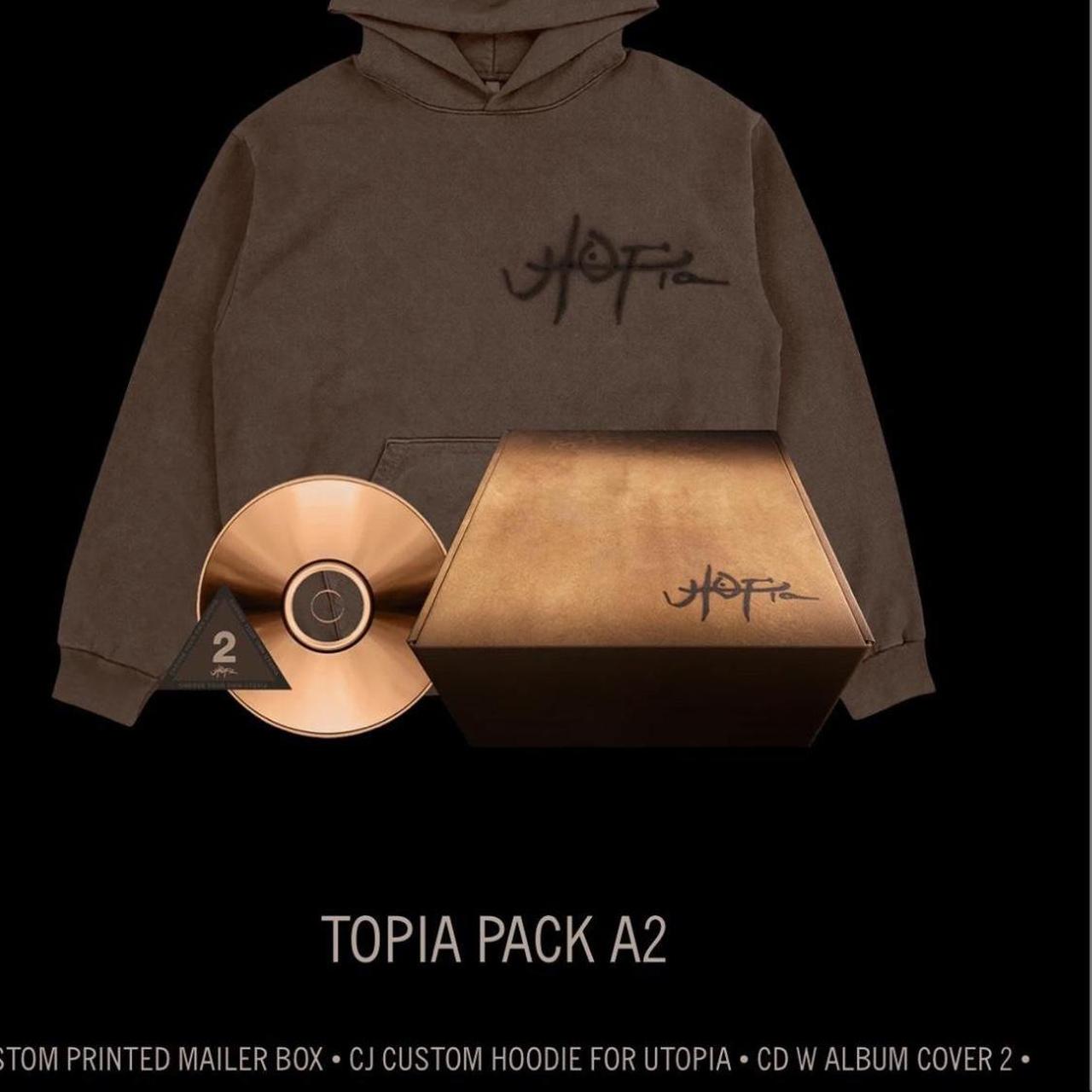 Utopia Merch Topia Pack A2 L Still in plastic and... - Depop