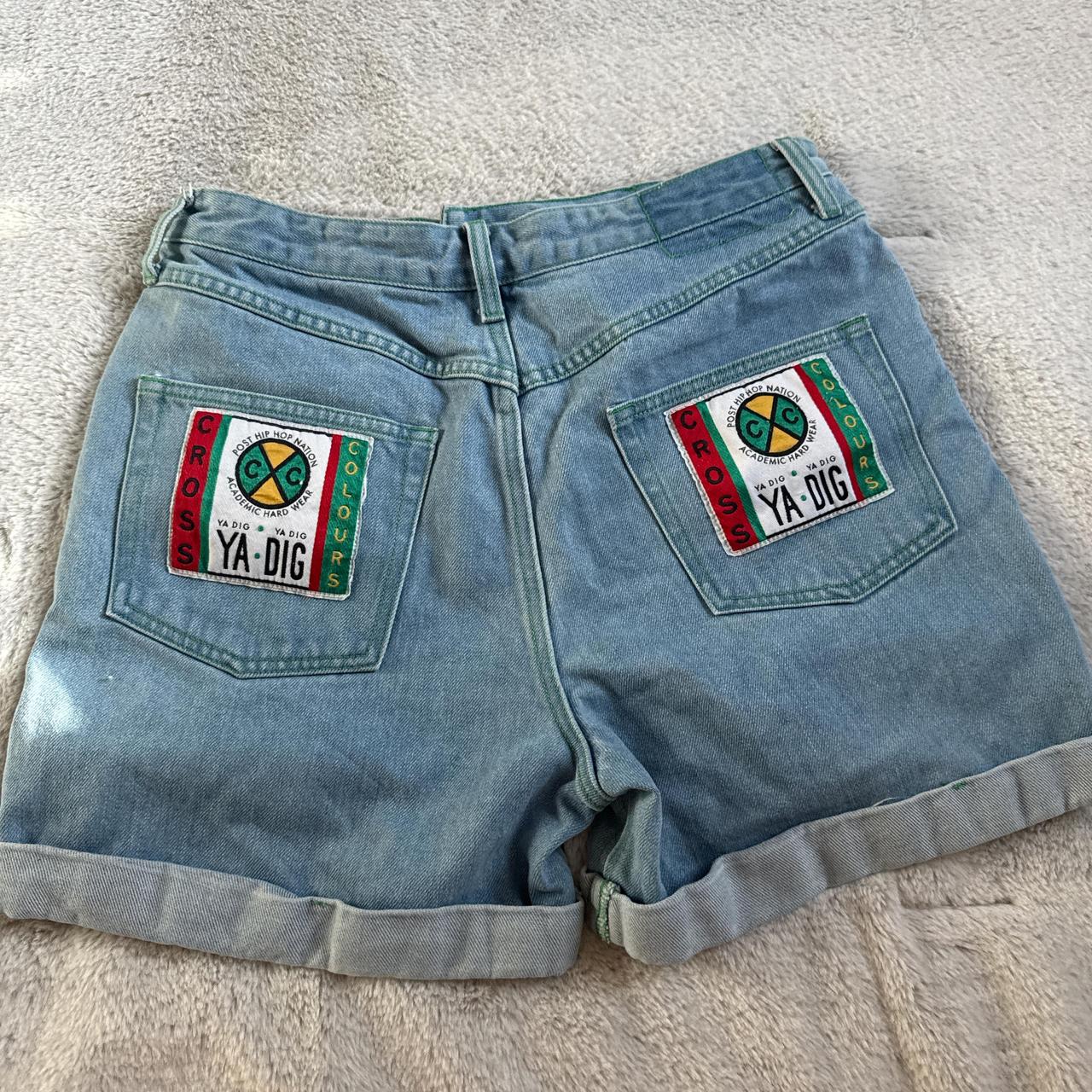 cross colours jorts, size 30 🌸 dm me with any... | Depop